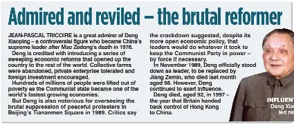 Admired and reviled – the brutal reformer - PressReader