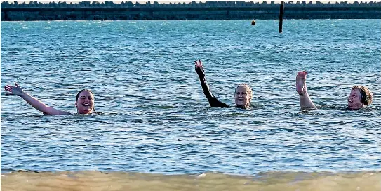 Ready for a dip – rain, hail or shine - PressReader