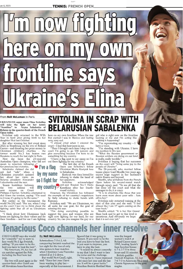 I’m now fighting here on my own frontline says Ukraine’s Elina - PressReader