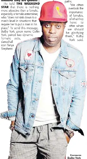 Bulby York wants females to reclaim their confidence - PressReader