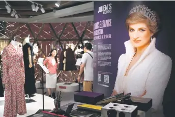 Princess Diana’s dresses on display in Hong Kong ahead of auction - PressReader
