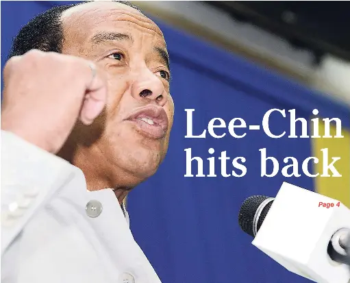 Lee-Chin hits back - PressReader