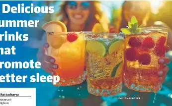 4 Delicious summer drinks that promote better sleep - PressReader
