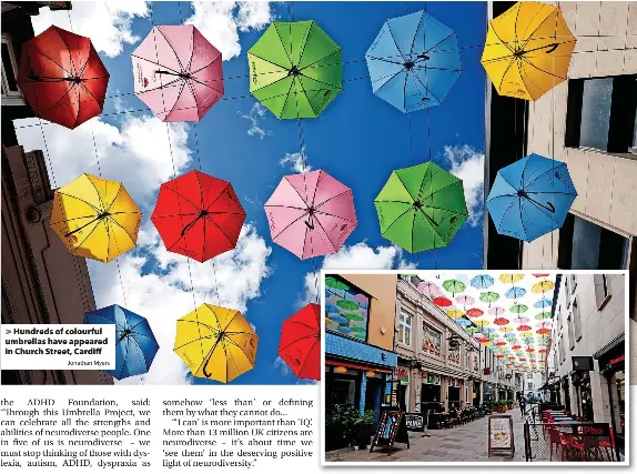 Brolly good show in city street to celebrate neurodiver­sity - PressReader