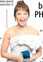 Sarah Geronimo bags first Billboard PH’s Woman of the Year Award - PressReader
