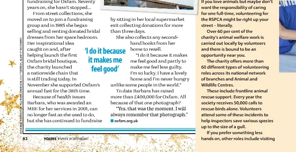 ‘I do it because it makes me feel good’ - PressReader