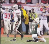 Hurricanes aiming to settle score with Buckeyes from 22 years ago - PressReader