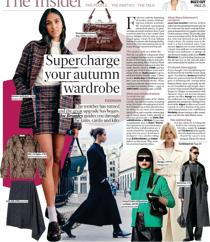Supercharg­e your autumn wardrobe - PressReader
