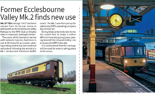 Former Ecclesbour­ne Valley Mk.2 finds new use - PressReader