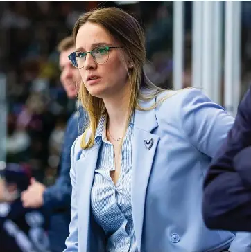 Tricia Deguire says being behind the bench with the Sherbrooke Phoenix ...