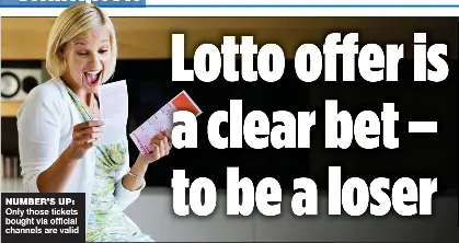 Lotto offer is a clear bet – to be a loser - PressReader