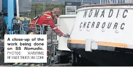 Harland & Wolff restore SS Nomadic paintwork - PressReader