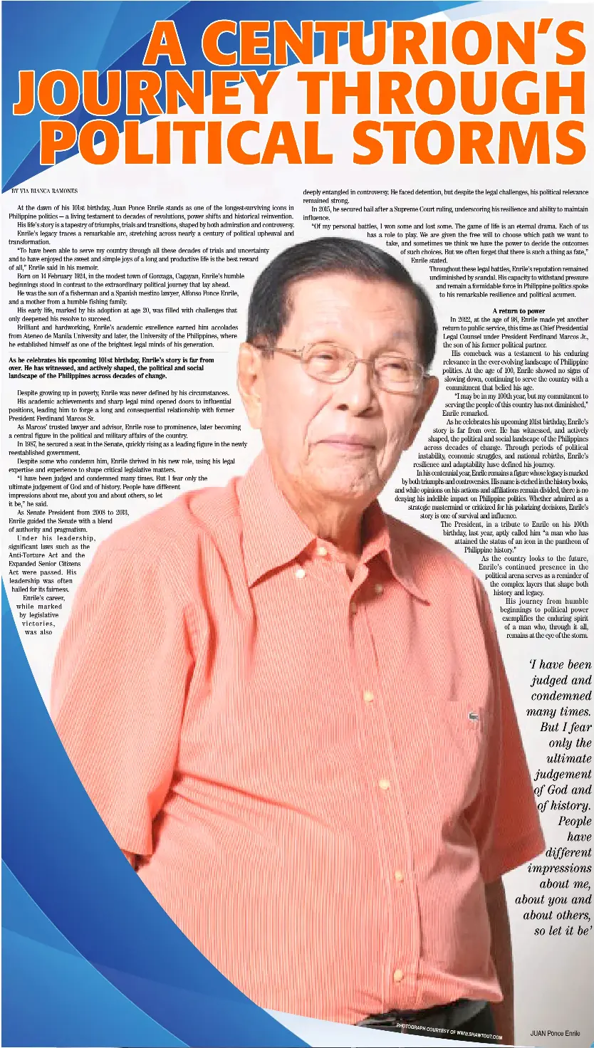 A CENTURION’S JOURNEY THROUGH POLITICAL STORMS - PressReader