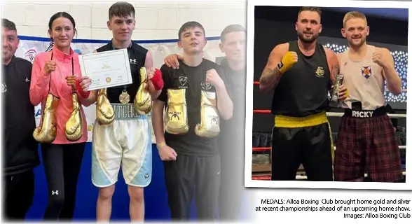 Gold haul for Alloa Boxing Club ahead of home show - PressReader