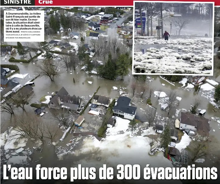 L’eau force plus de 300 évacuation­s - PressReader