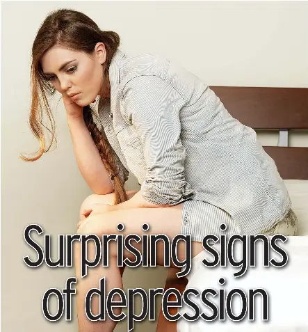 Surprising signs of depression - PressReader