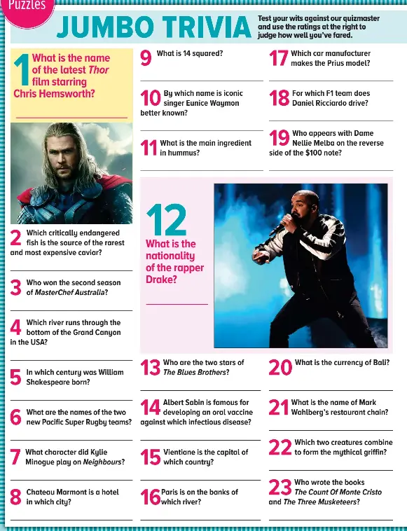 JUMBO TRIVIA - PressReader