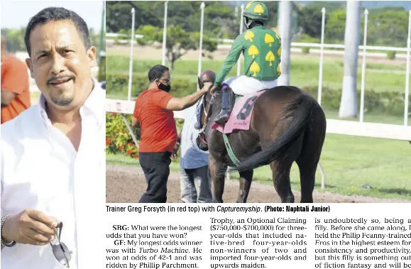 MEET GREGORY FORSYTH: From owner to trainer - PressReader
