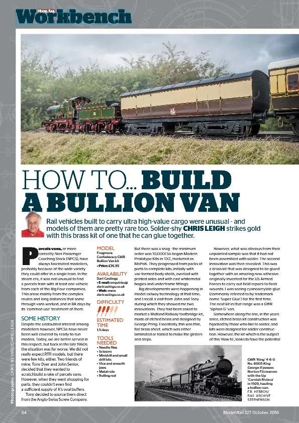 Build a bullion van | Model Rail (UK) | PressReade­r