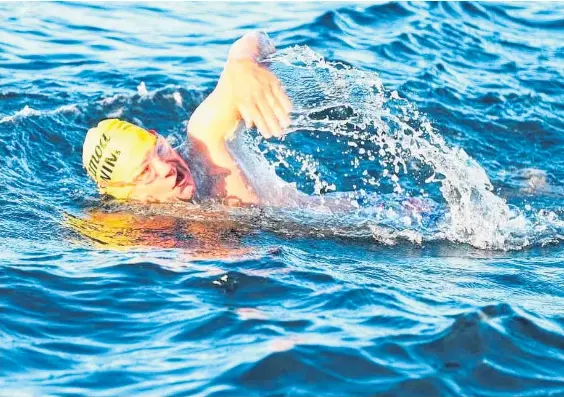 Cook Strait swimmer inspires with tenacity - PressReader