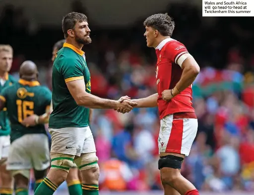 Wales v Springboks part of Twickenham June double-header - PressReader