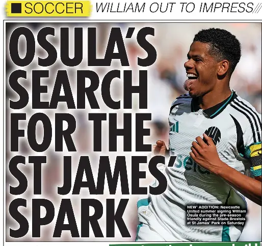 Bren wants Owen at his Beck’n call - PressReader