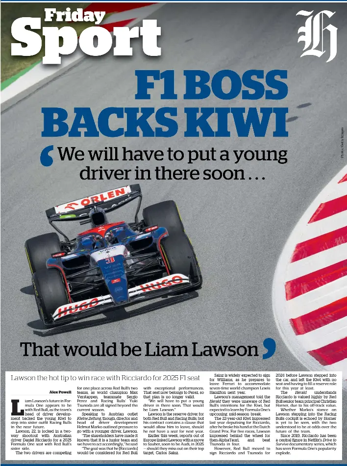 F1 BOSS BACKS KIWI - PressReader