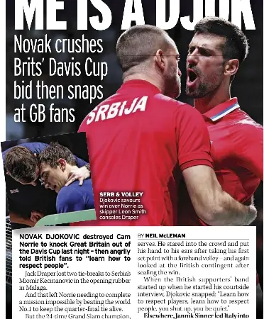 RESPECT FOR ME IS A DJOK - PressReader