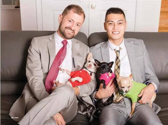 Reggie and Travis Reyes with their #bratpack - PressReader