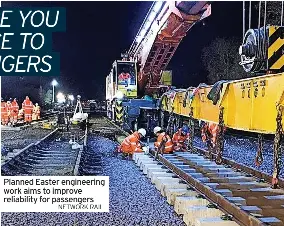 Warning over Easter rail work - PressReader