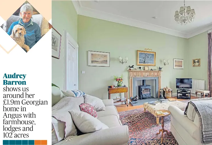Audrey Barron shows us around her £1.9m Georgian home in Angus with ...