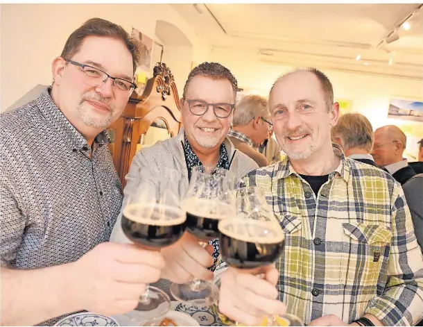 Acht Biere wurden im Museum verkostet - PressReader