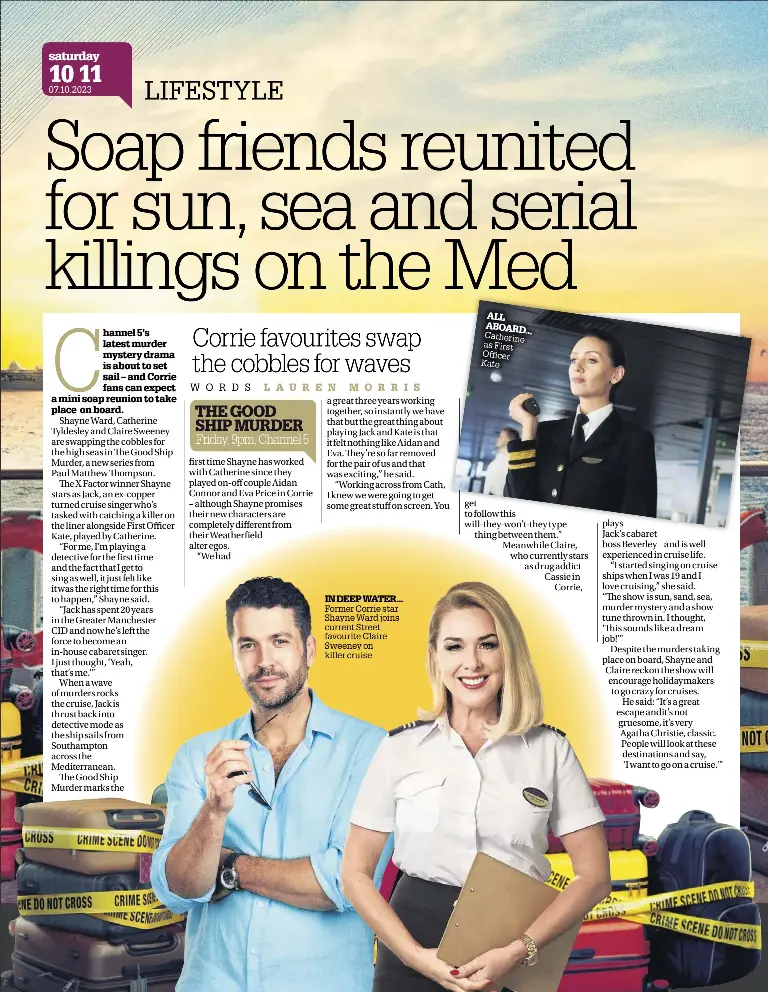 Soap friends reunited for sun, sea and serial killings on the Med - PressReader