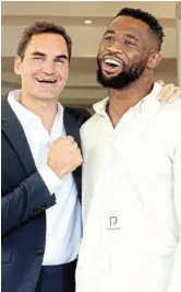 SPORTS ICONS FEDERER AND KOLISI UNITE IN EDUCATION DRIVE - PressReader