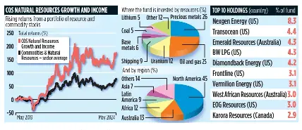 Golden opportunit­ies in sight for funds’ natural resources team - PressReader