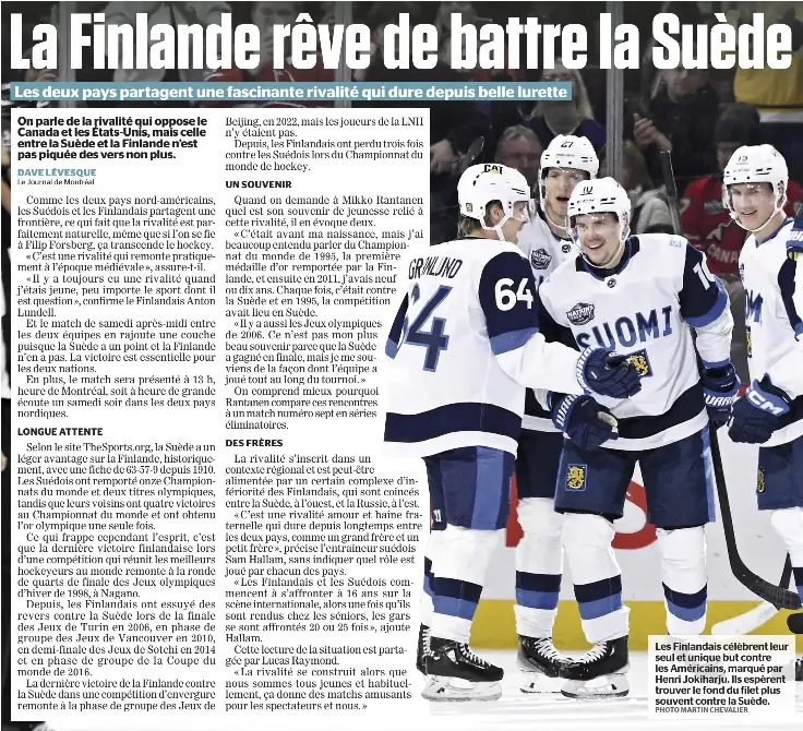 La Finlande rêve de battre la Suède - PressReader
