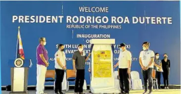 SMC INAUGURATE­S P14-BILLION SLEX ELEVATED EXTENSION PROJECT - PressReader