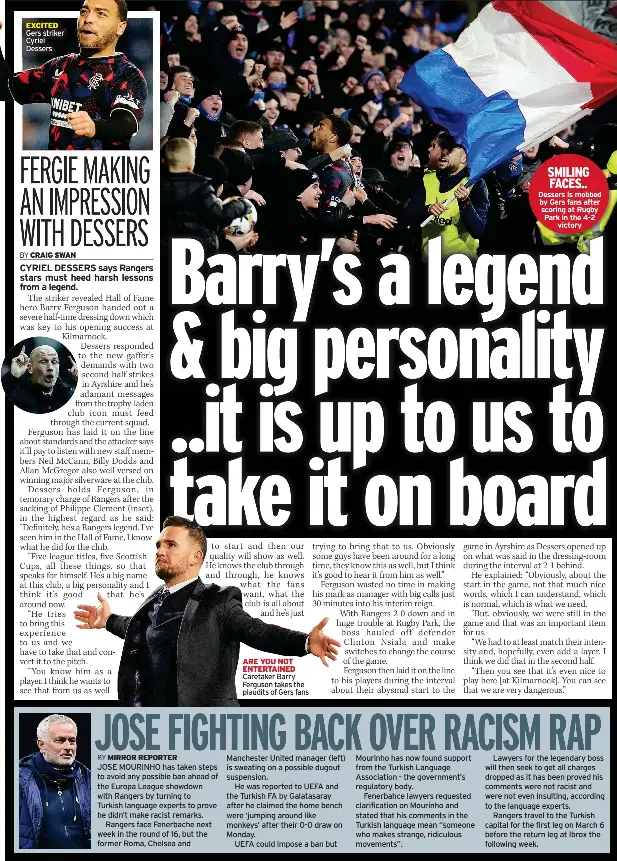 Barry’s a legend & big personalit­y ..it is up to us to take it on board - PressReader