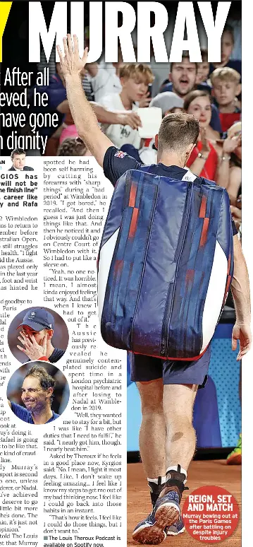 I WON’T DO AN ENDY MURRAY - PressReader