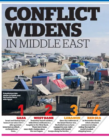CONFLICT WIDENS IN MIDDLE EAST - PressReader
