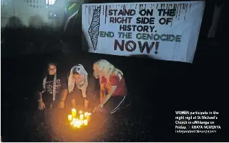 Keeping vigil for ceasefire in Gaza - PressReader