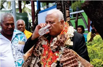 Moturiki, largest maritime water project in Fiji- PM - PressReader