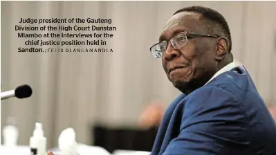 Mlambo’s tumultuous ride foretells what awaits Zondo - PressReader