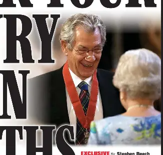 GIVE BACK YOUR GONG! FURY AS SIR IAN BAD-MOUTHS LATE QUEEN - PressReader