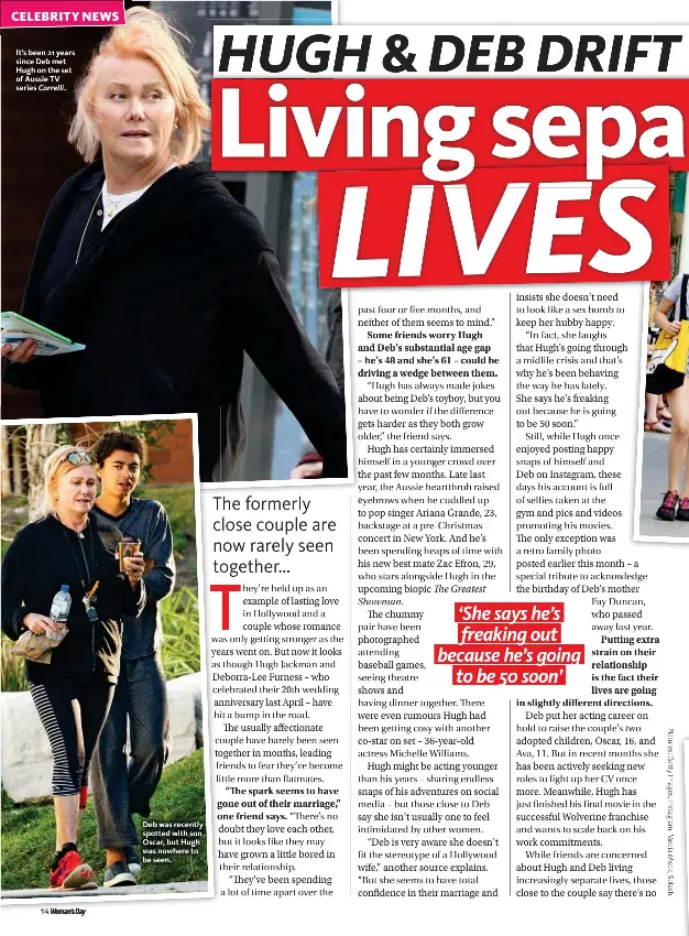 Hugh & Deb Separate lives - PressReader