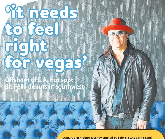 New cocktail lounge and restaurant St. Felix Sin City, an offshoot of ...