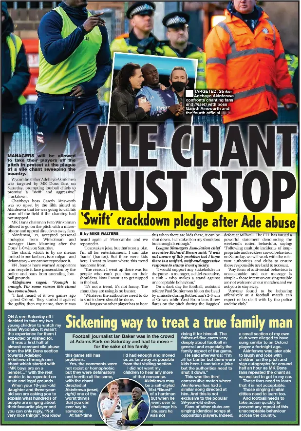VILE CHANT MUST STOP - PressReader