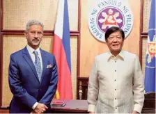 India supports Philippine­s’ sovereignt­y, says Jaishankar; sparks Beijing response - PressReader