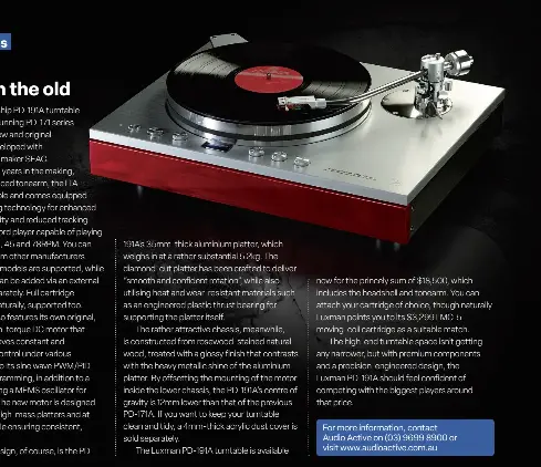 Out with the old - PressReader