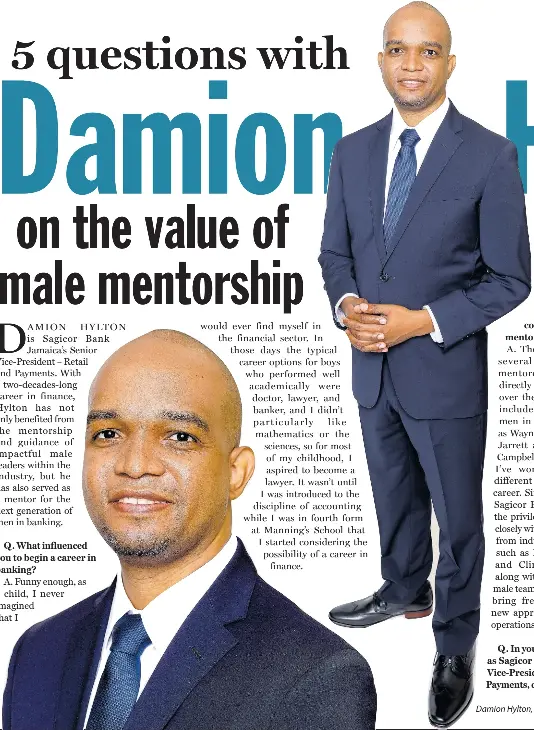 5 questions with Damion Hylton on the value of male mentorship ...